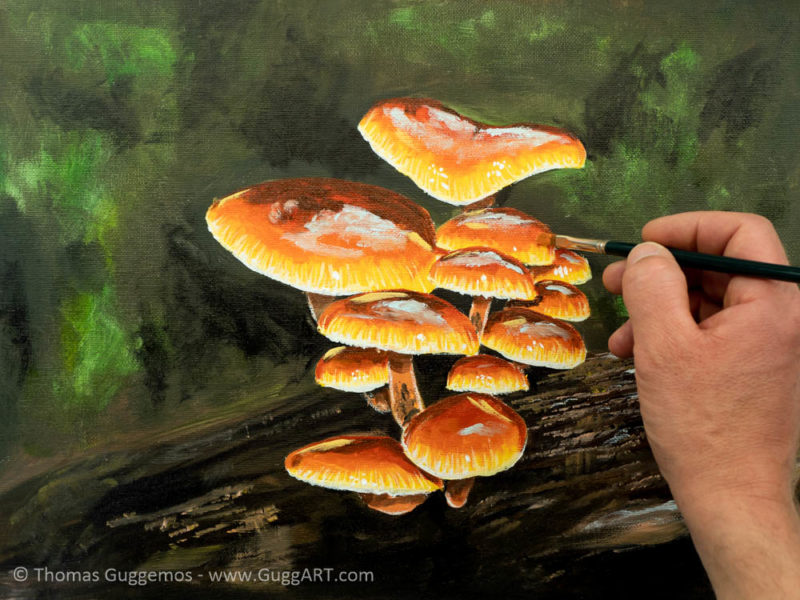 Trauben malen mit Acrylfarben - So einfach geht das